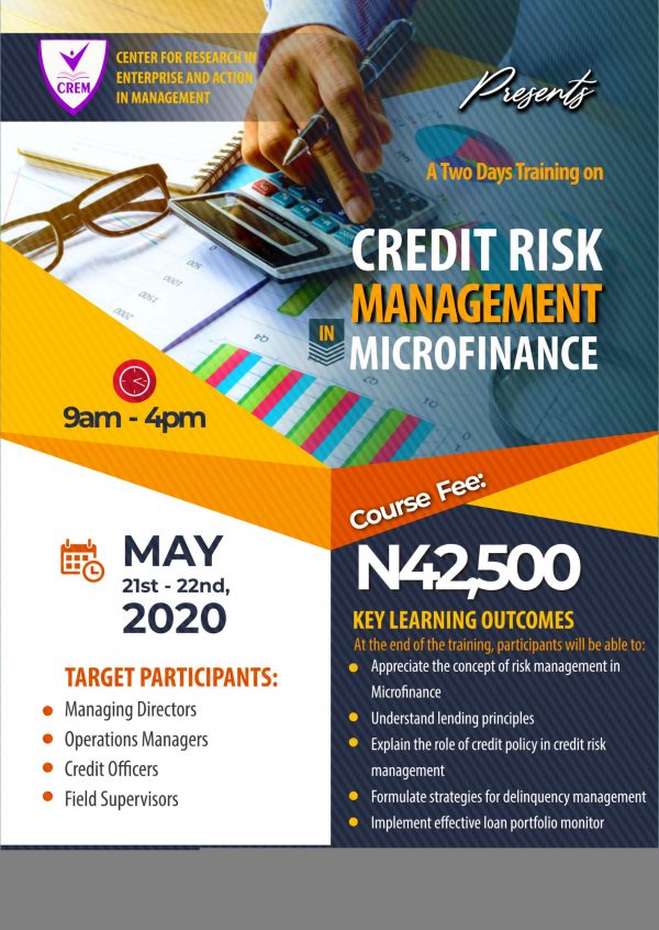 CREDIT RISK MANAGEMENT IN MICROFINANCE - CREM Nigeria
